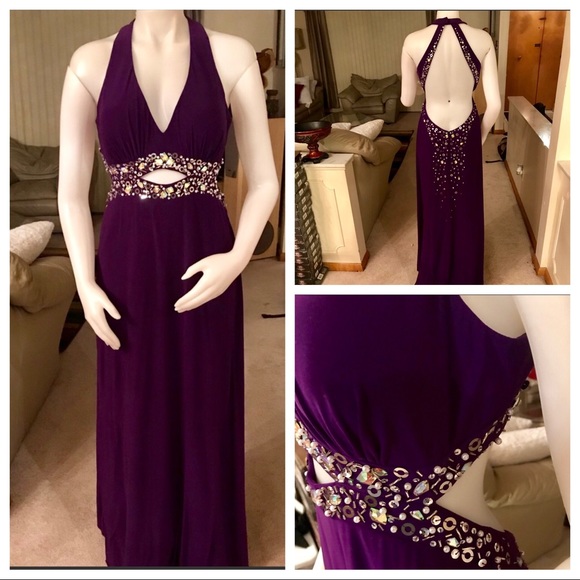 Ignite Evening | Dresses | Homecoming Dress Ignite Evenings Eggplant ...